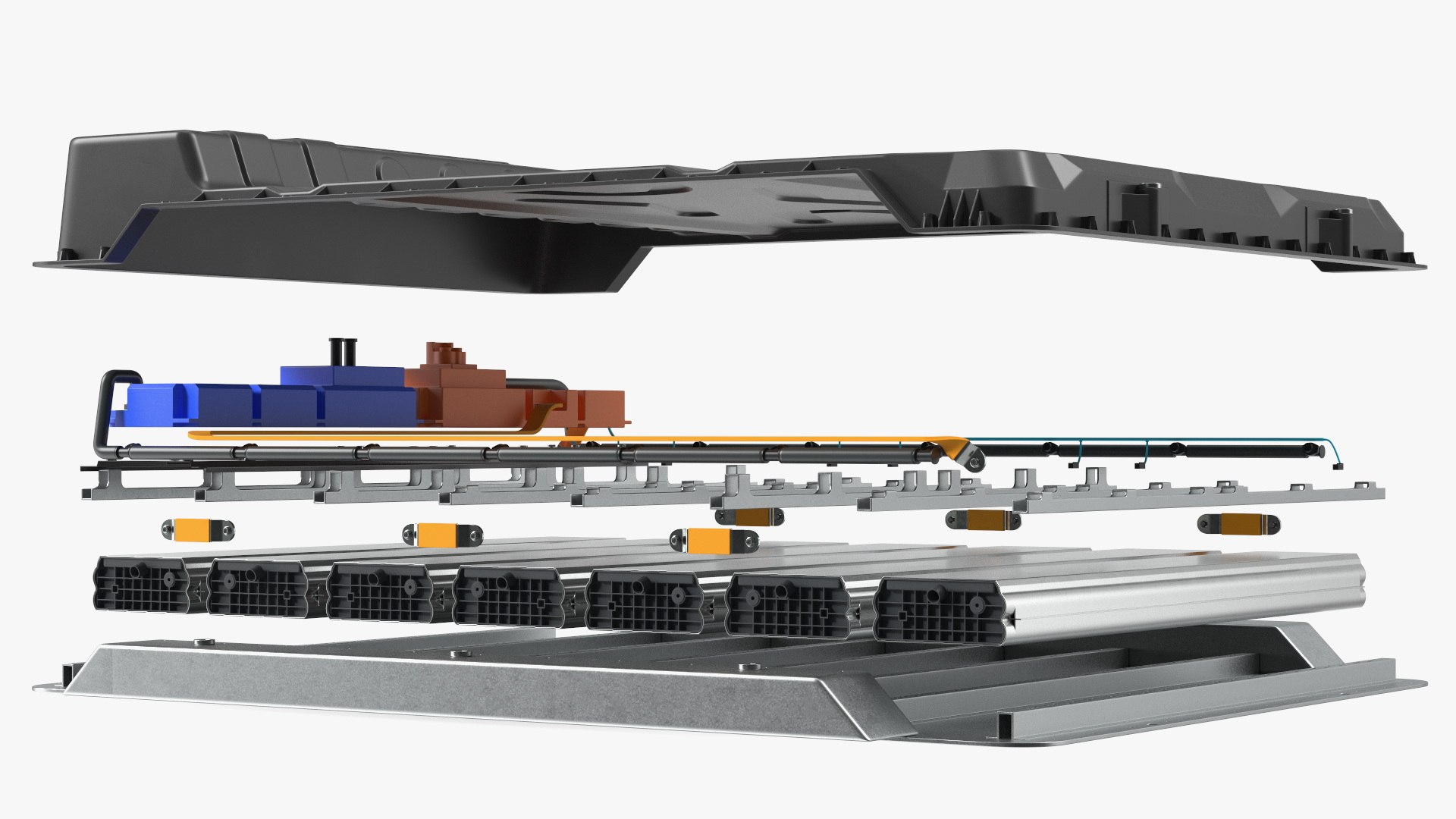 3D Disassembled Electric Car Battery model - TurboSquid 2078071