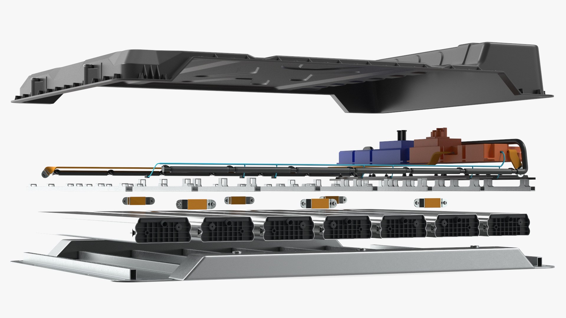 3D Disassembled Electric Car Battery model - TurboSquid 2078071