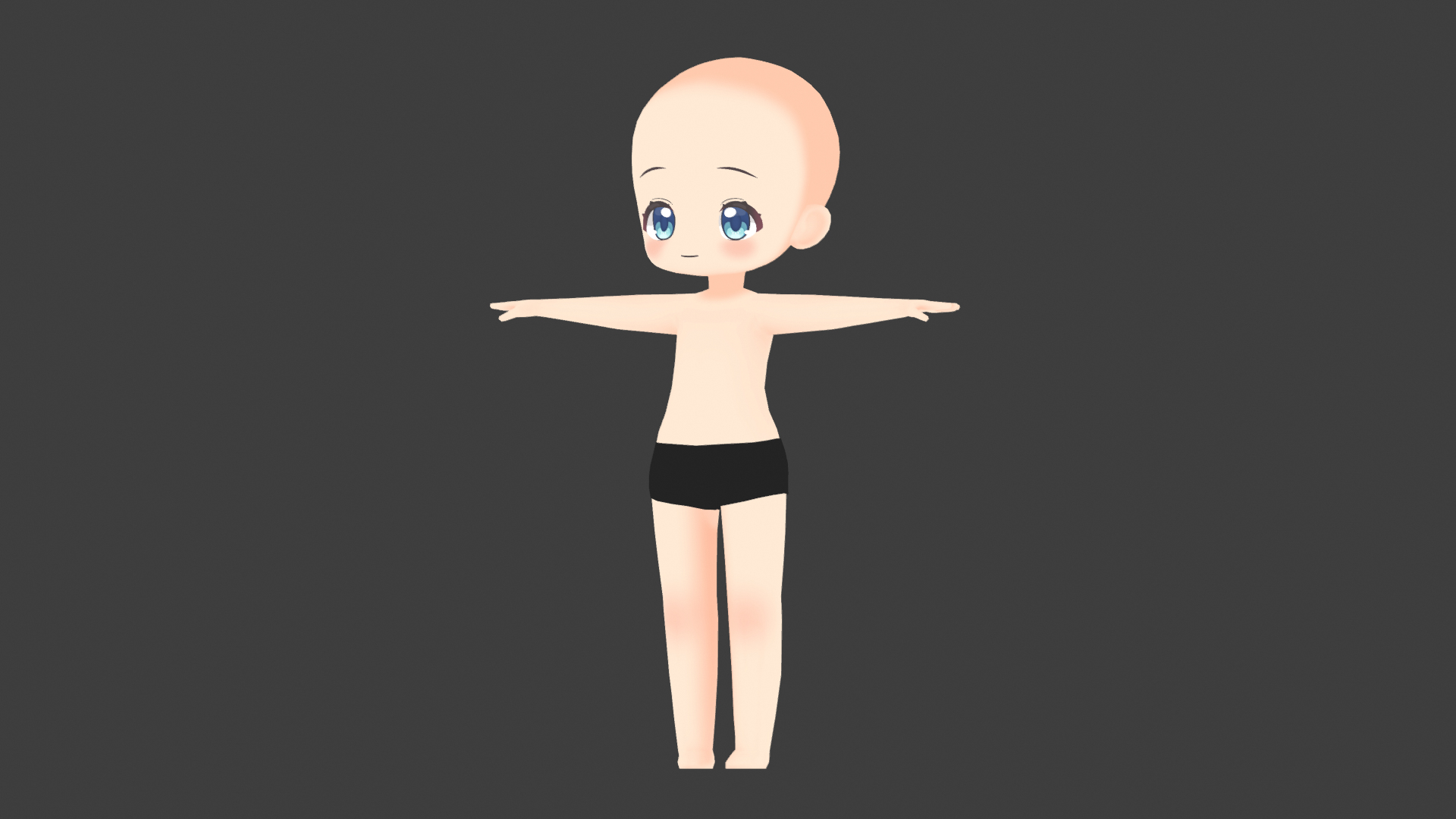Anime Chibi Base Mesh 3D Model - TurboSquid 2427045