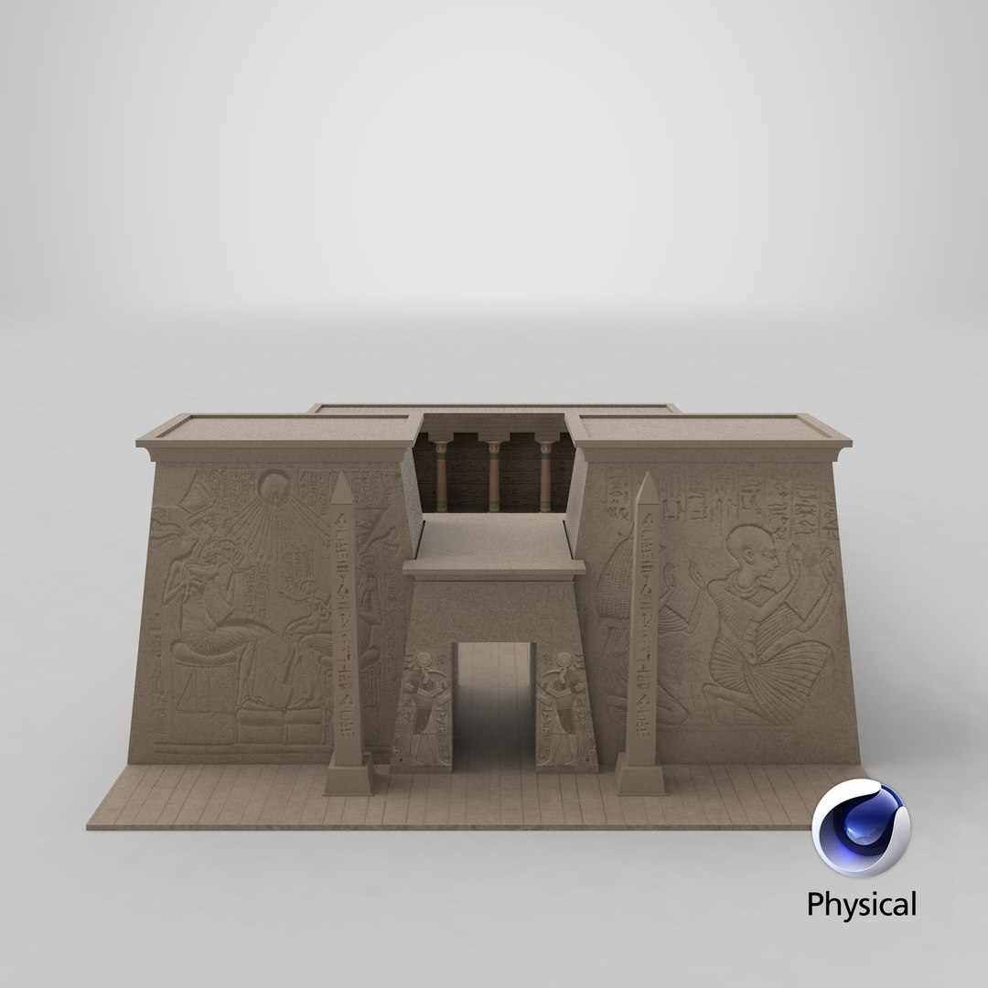 Ancient Egyptian Building 3D Model - TurboSquid 1269375