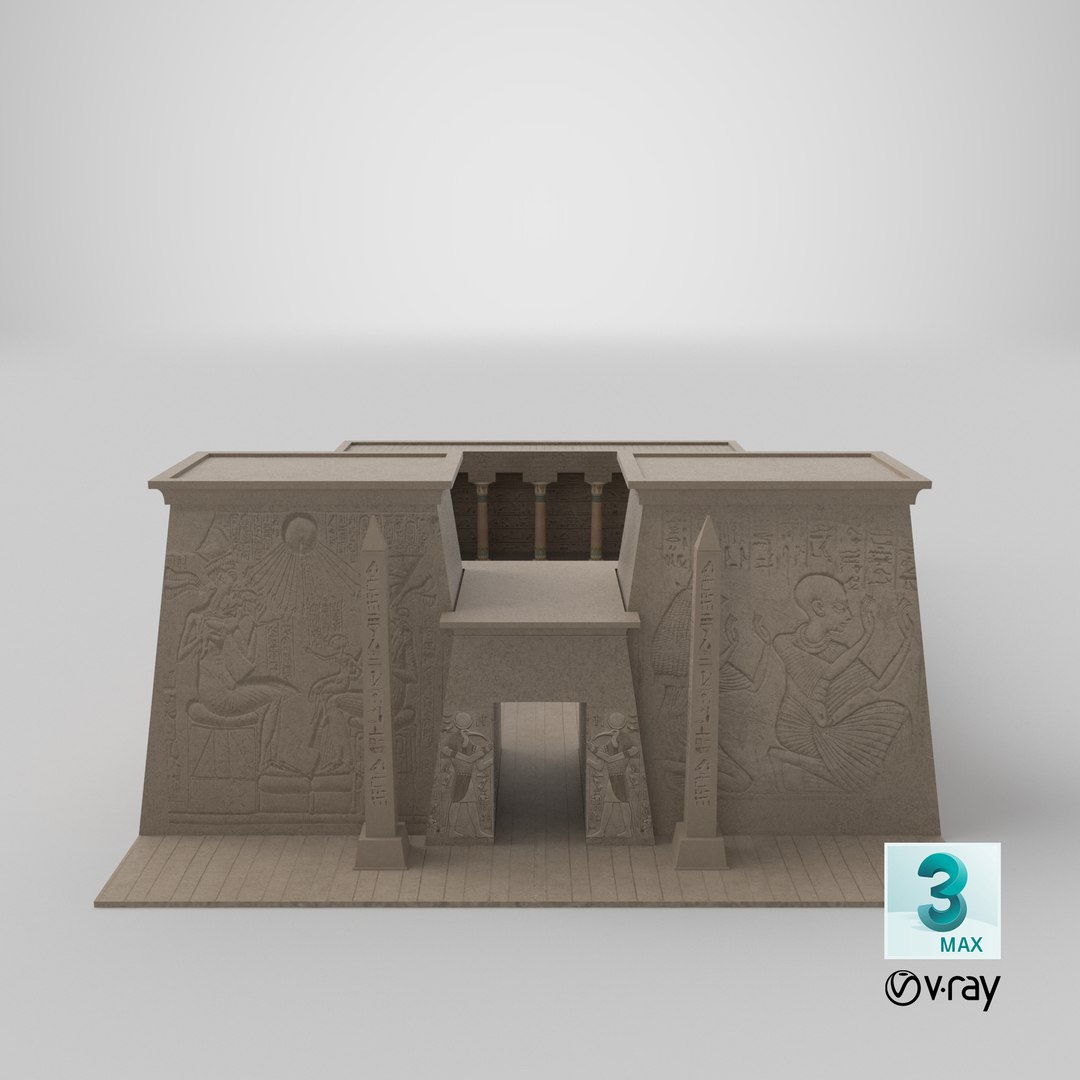 Ancient Egyptian Building 3D Model - TurboSquid 1269375