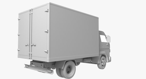 Delivery truck 3D model - TurboSquid 1243286