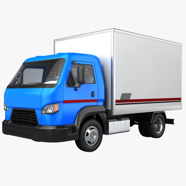 Delivery truck 3D model - TurboSquid 1243286
