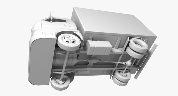 Delivery truck 3D model - TurboSquid 1243286
