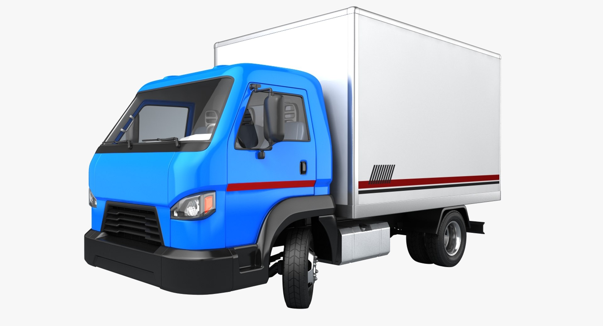 Delivery Truck 3D Model - TurboSquid 1243286