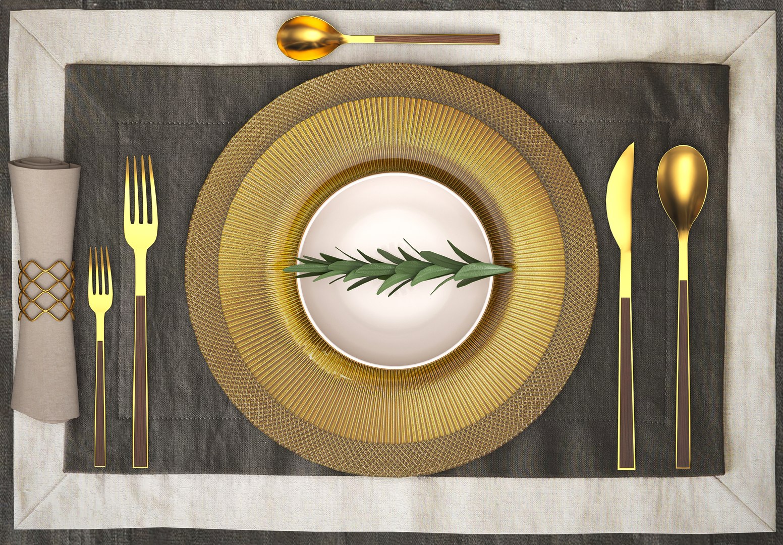 3D Table Setting Model - TurboSquid 1342079