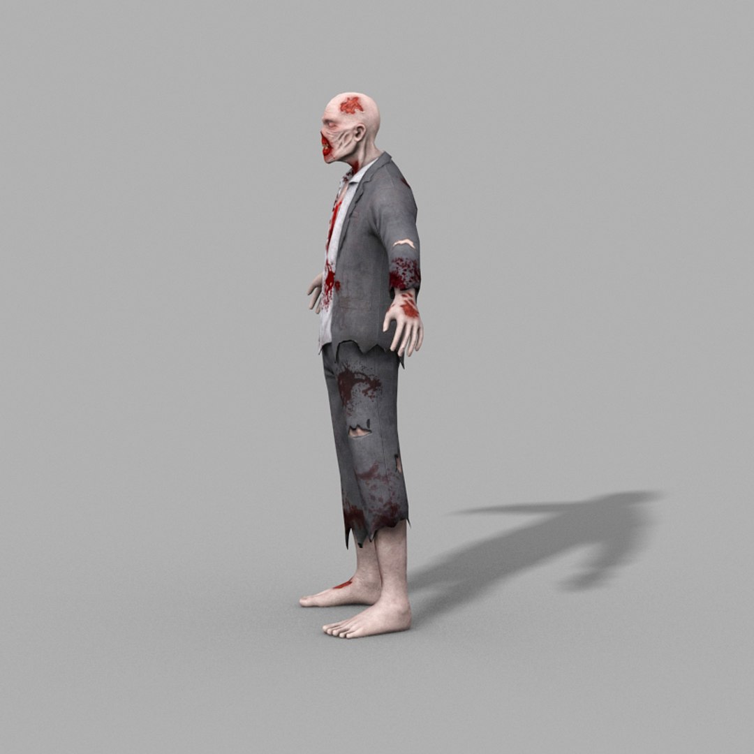 Zombie Undead Man 3d Model
