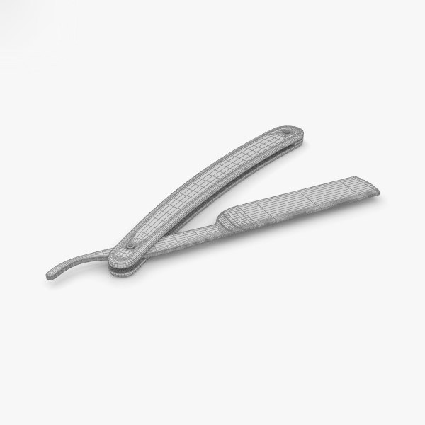 Straight razor 3D model - TurboSquid 1415892
