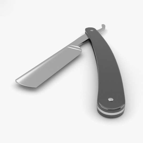 Straight razor 3D model - TurboSquid 1415892