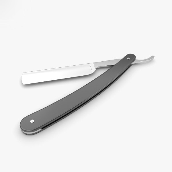 Straight razor 3D model - TurboSquid 1415892