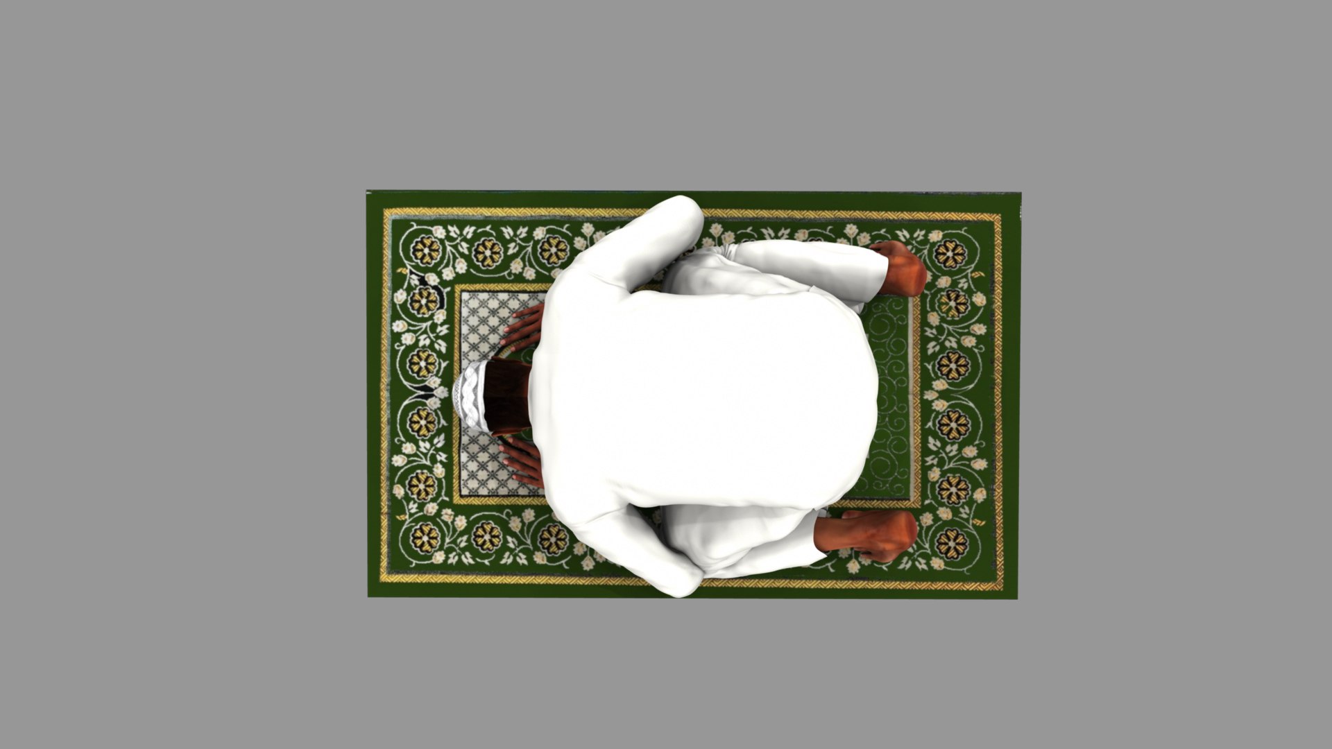 3D Model Muslim Prayer - TurboSquid 1587088