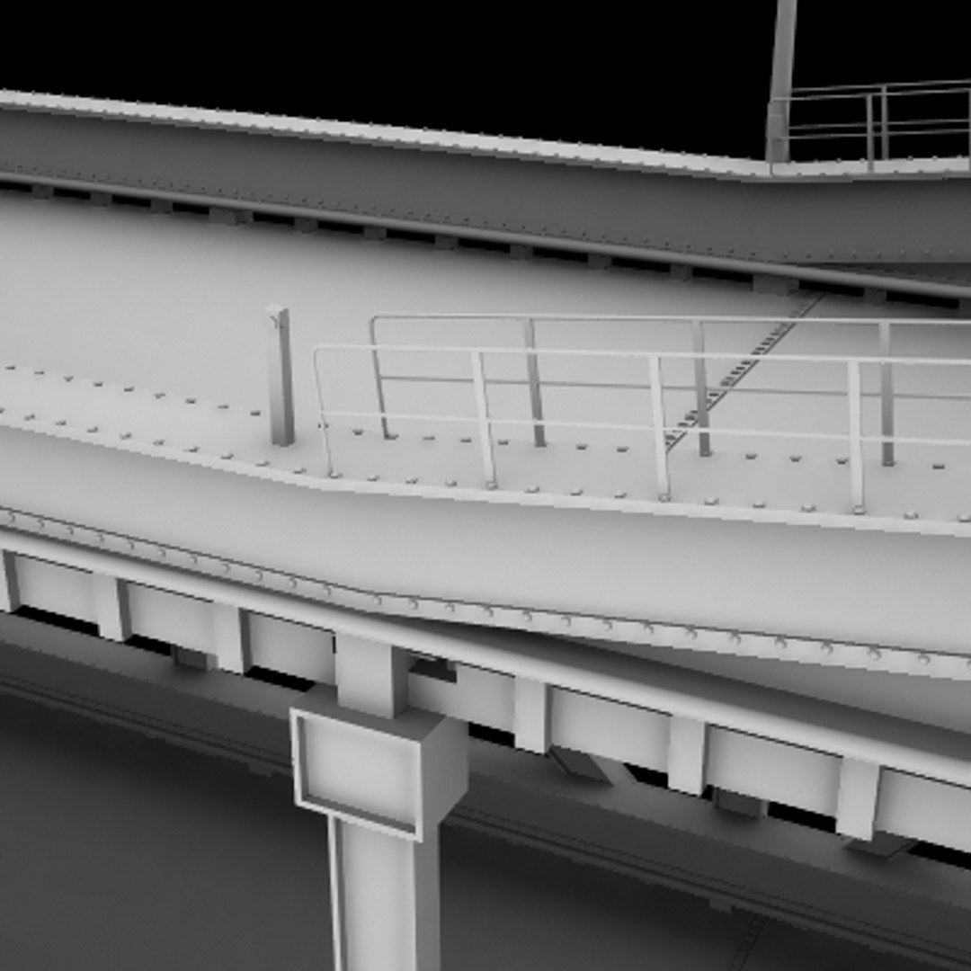 Bridge Section 3d Model