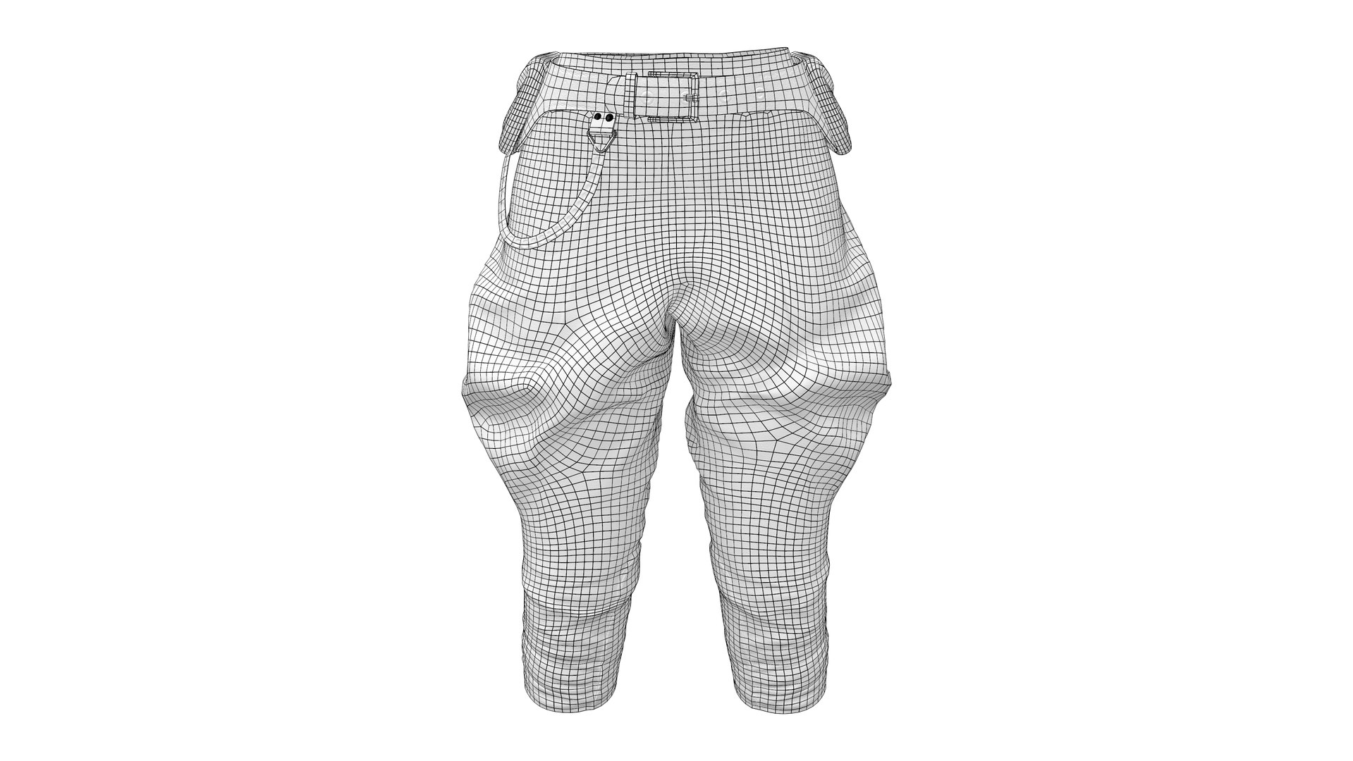 German Officer Western Expeditor Archaeologist Explorer Pants 3D ...