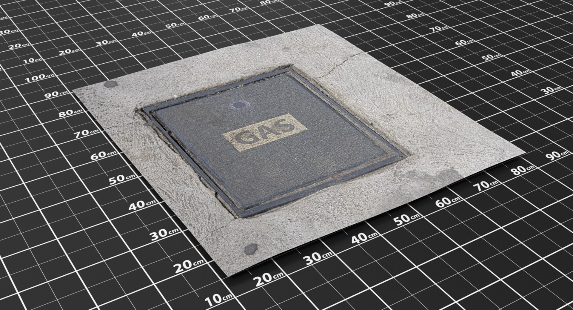 Metal utility cover 4k 3D model - TurboSquid 1420052