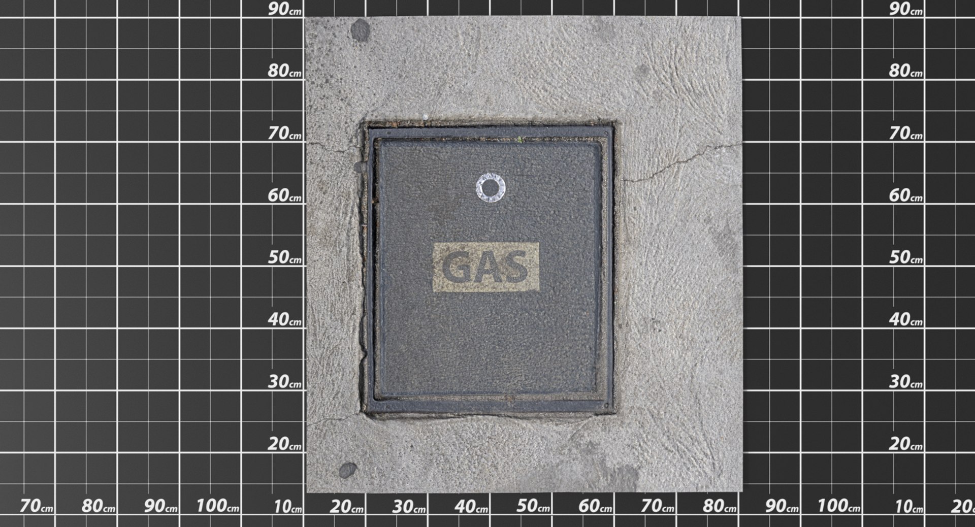 Metal utility cover 4k 3D model - TurboSquid 1420052