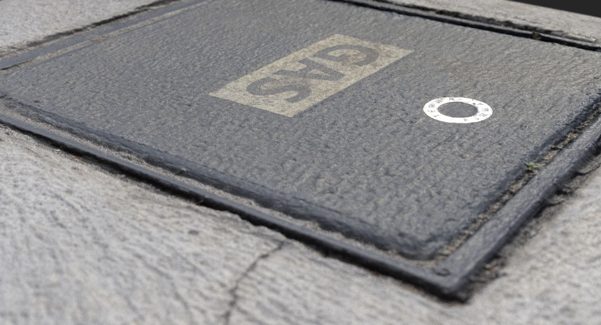 Metal utility cover 4k 3D model - TurboSquid 1420052