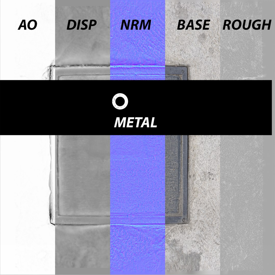 Metal utility cover 4k 3D model - TurboSquid 1420052