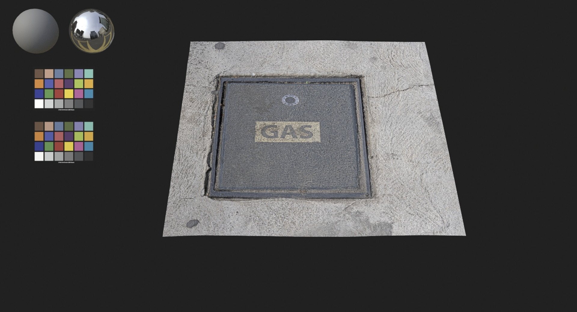 Metal utility cover 4k 3D model - TurboSquid 1420052