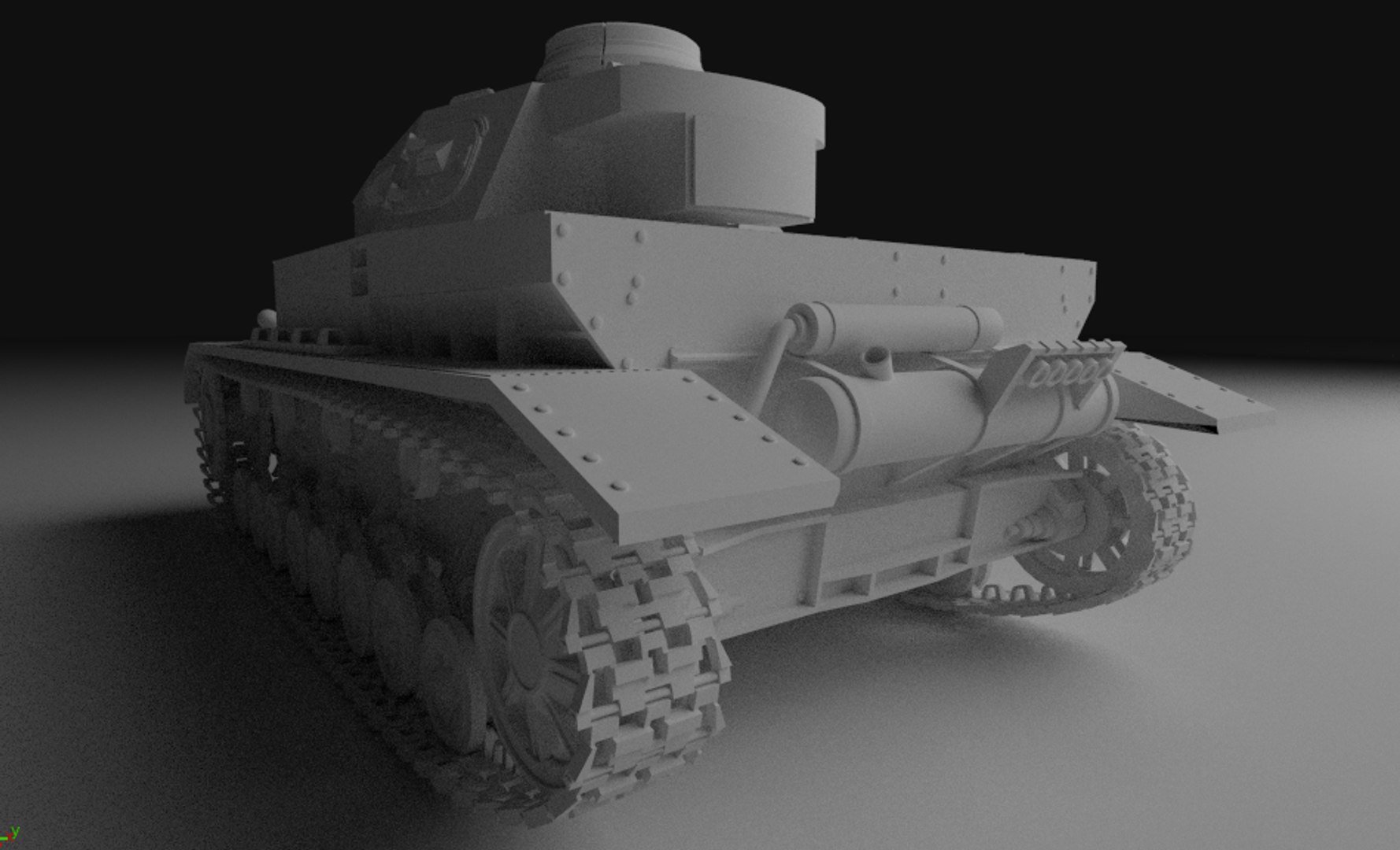 3d German Ww2 Tank Panzer