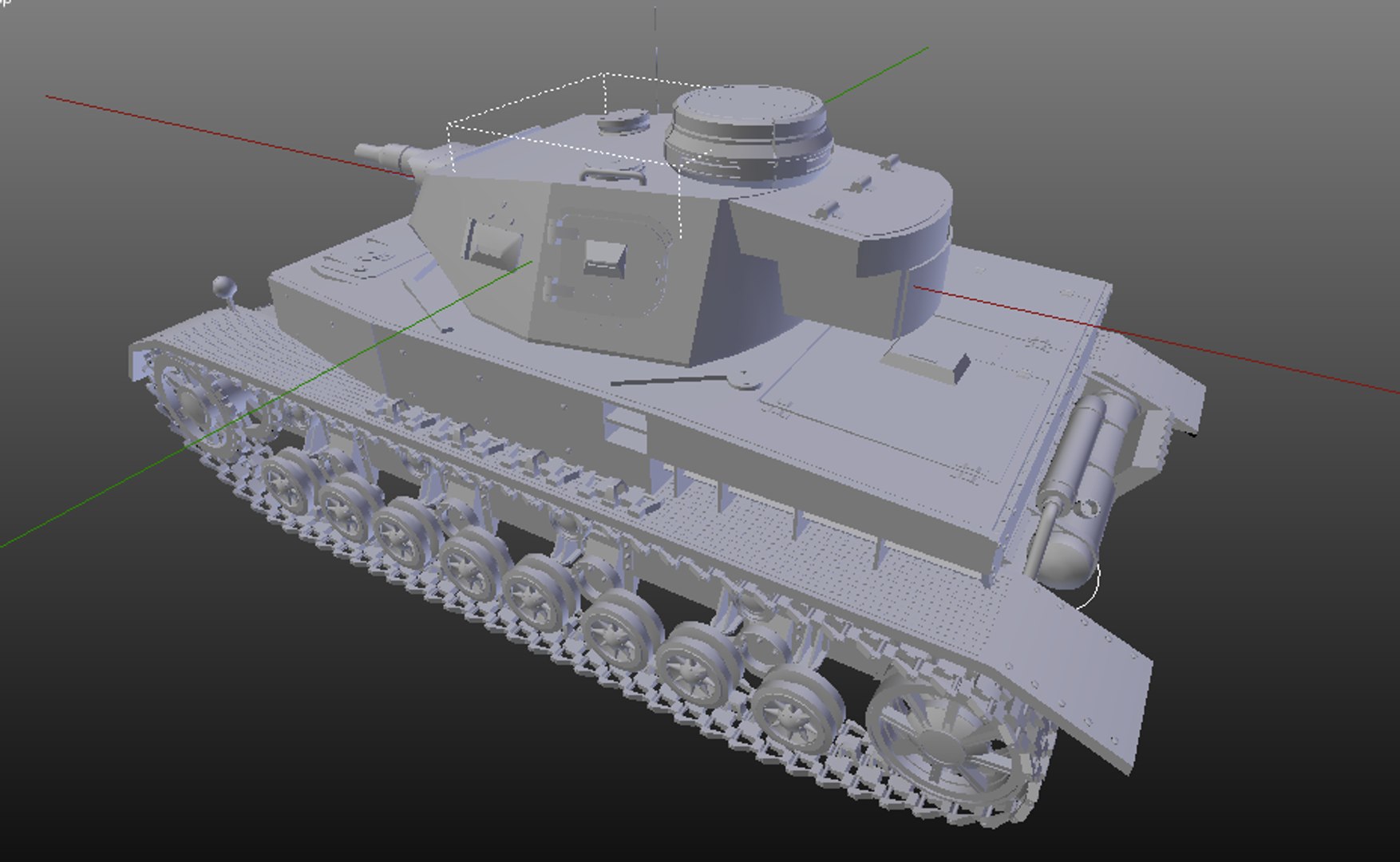3d German Ww2 Tank Panzer