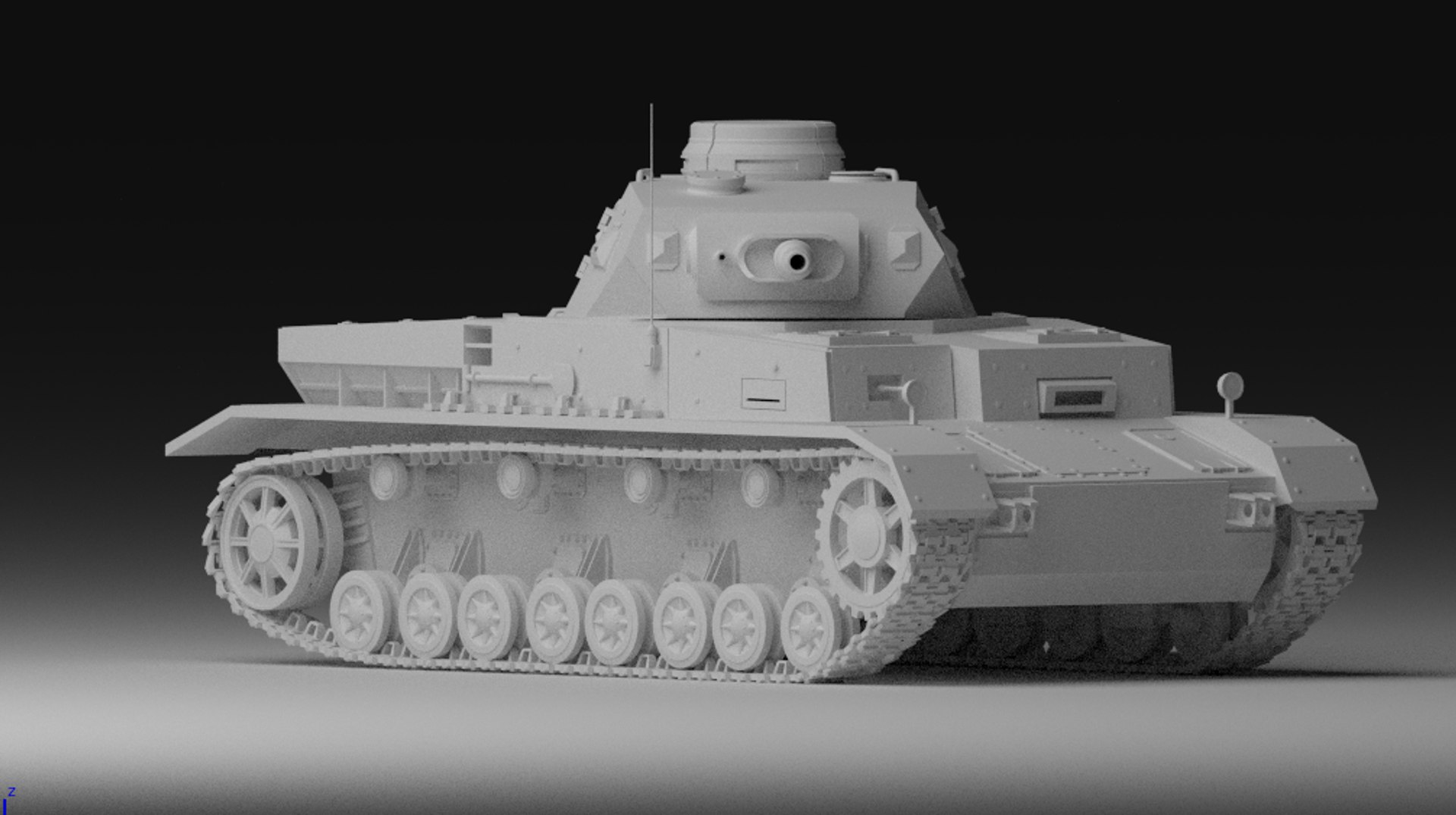 3d German Ww2 Tank Panzer