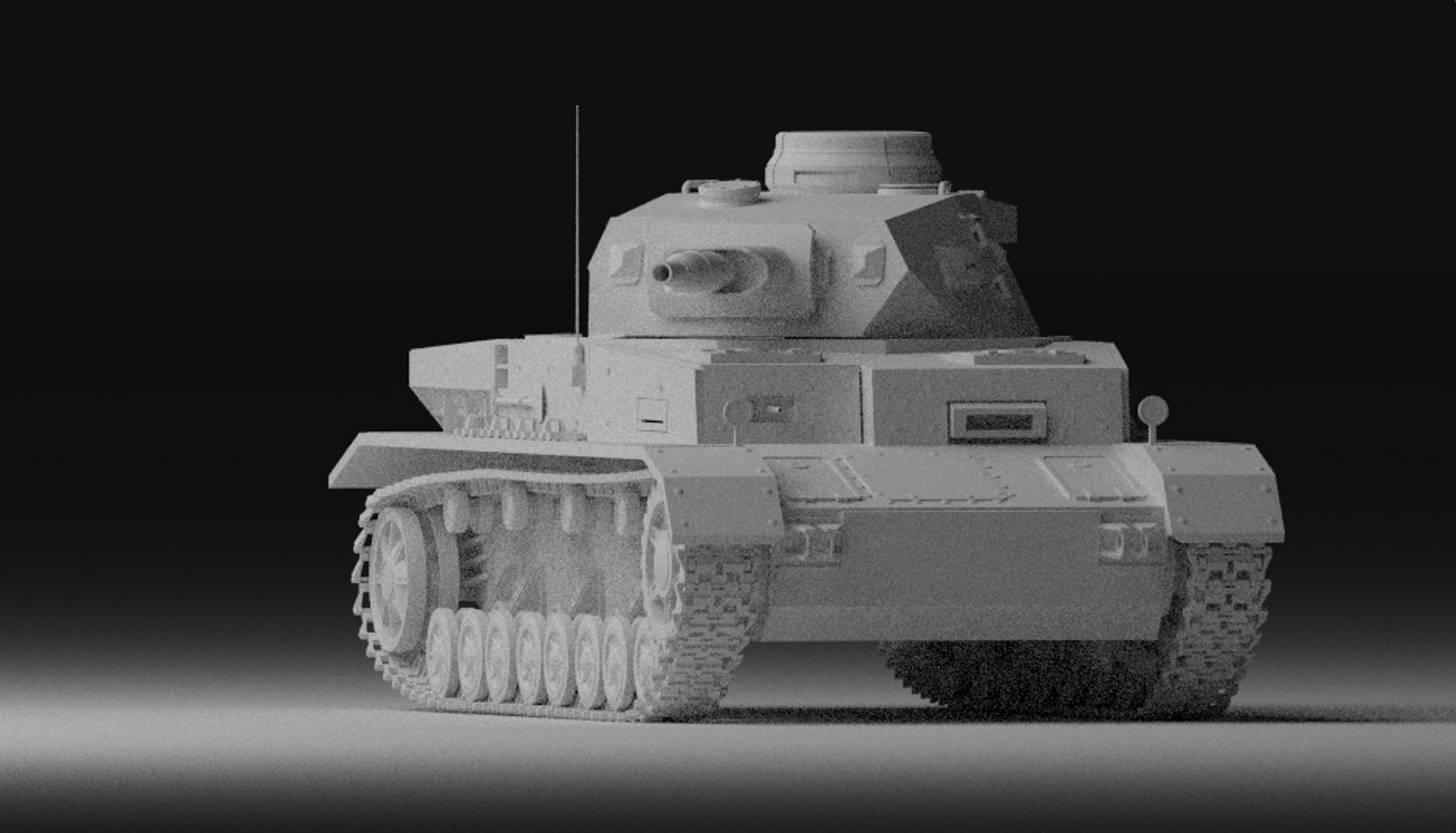 3d German Ww2 Tank Panzer