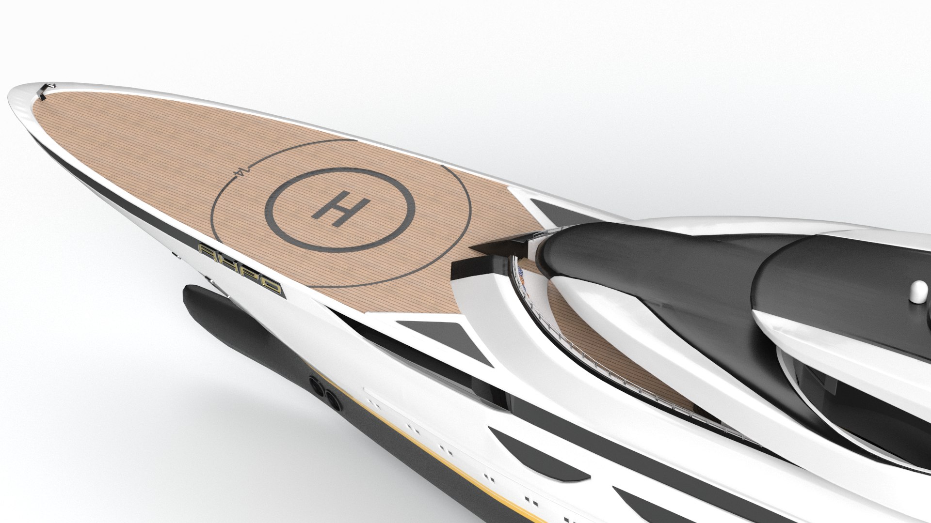 3D Ahpo Superyacht Model - TurboSquid 2370209