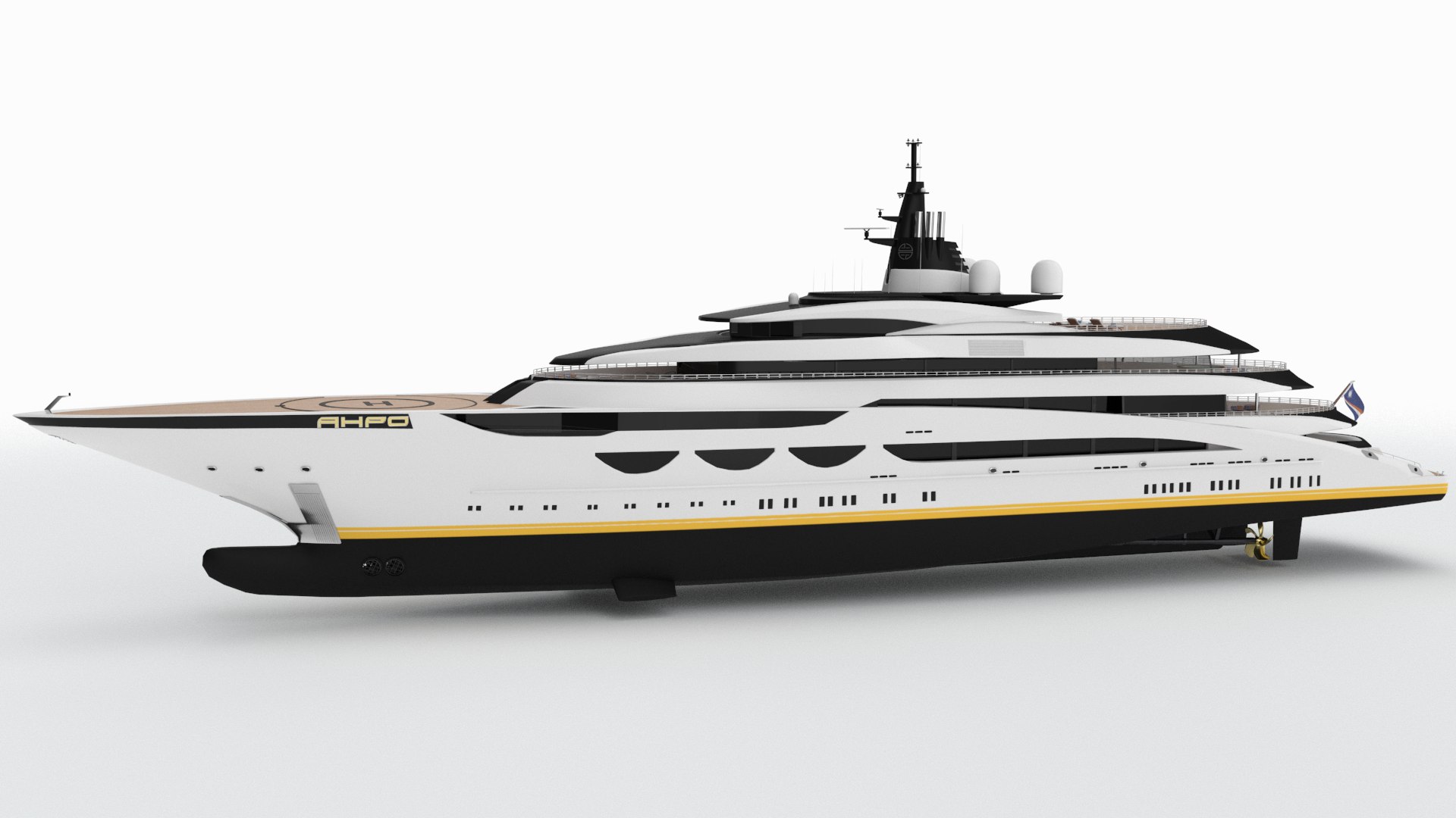 3D Model Superyachts Bundle 2 - TurboSquid 2383386