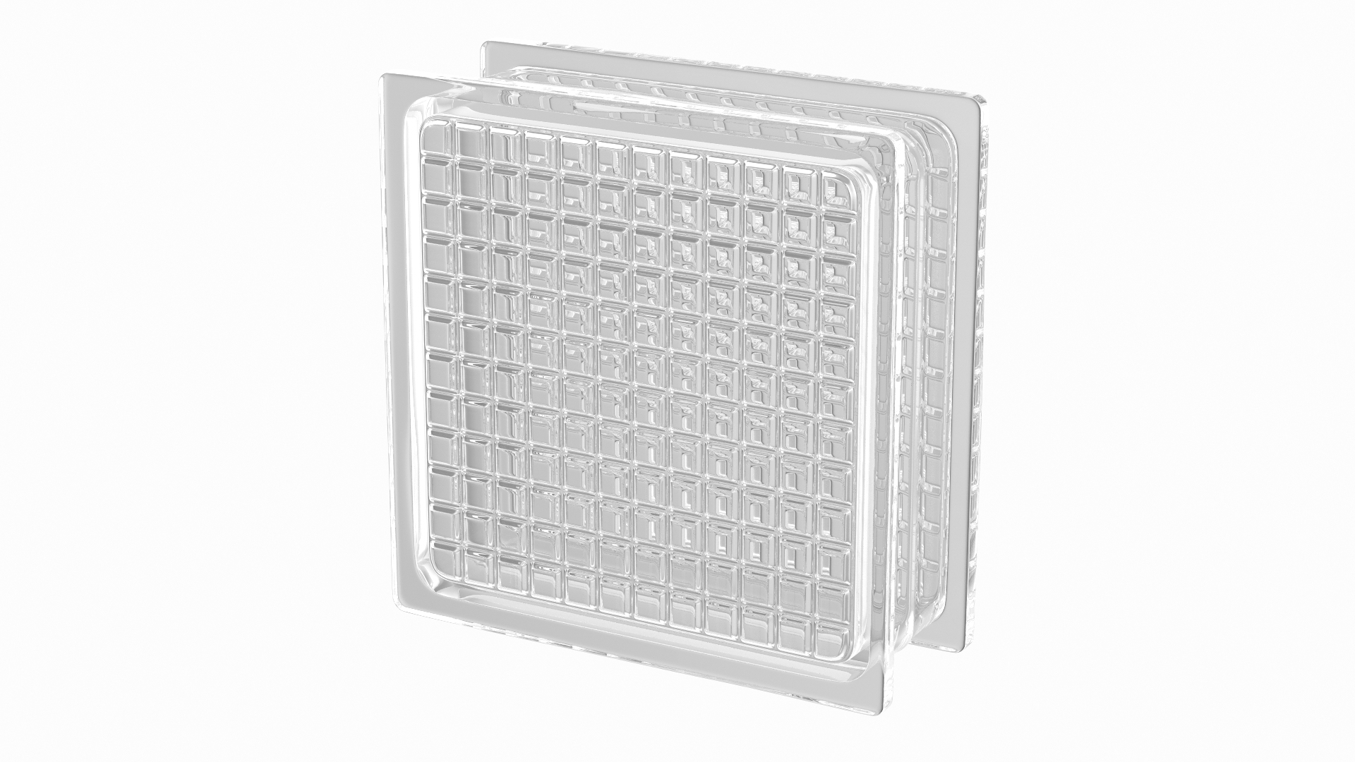 3D Model Quadra Glass Block - TurboSquid 1830862