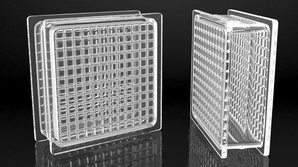 3D model Quadra Glass Block - TurboSquid 1830862