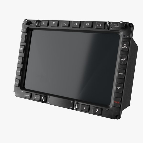 MFD multi function display 3D model - TurboSquid 1729933