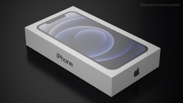 Iphone 12 package box model - TurboSquid 1690238