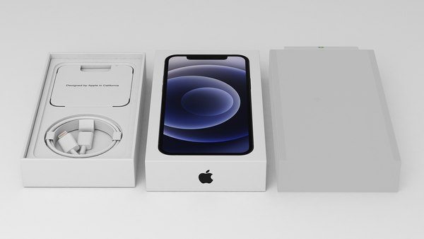 Iphone 12 package box model - TurboSquid 1690238