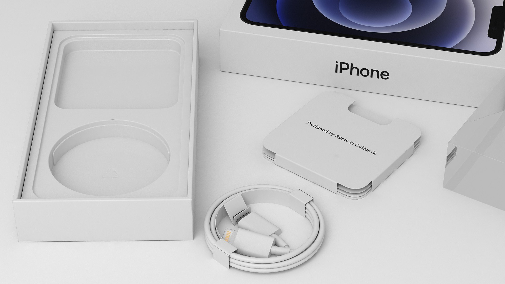 Iphone 12 Package Box Model - TurboSquid 1690238