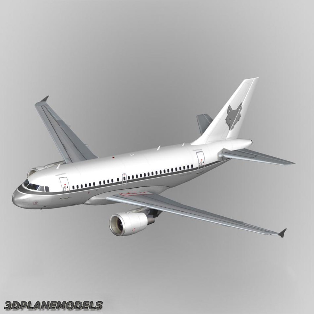 Airbus A318 Private A-318 3ds