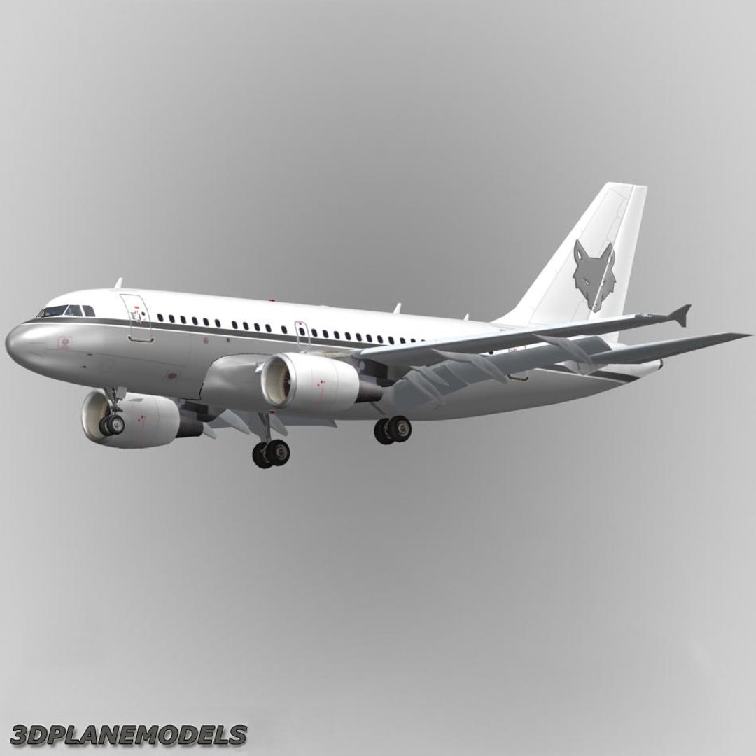 Airbus A318 Private A-318 3ds