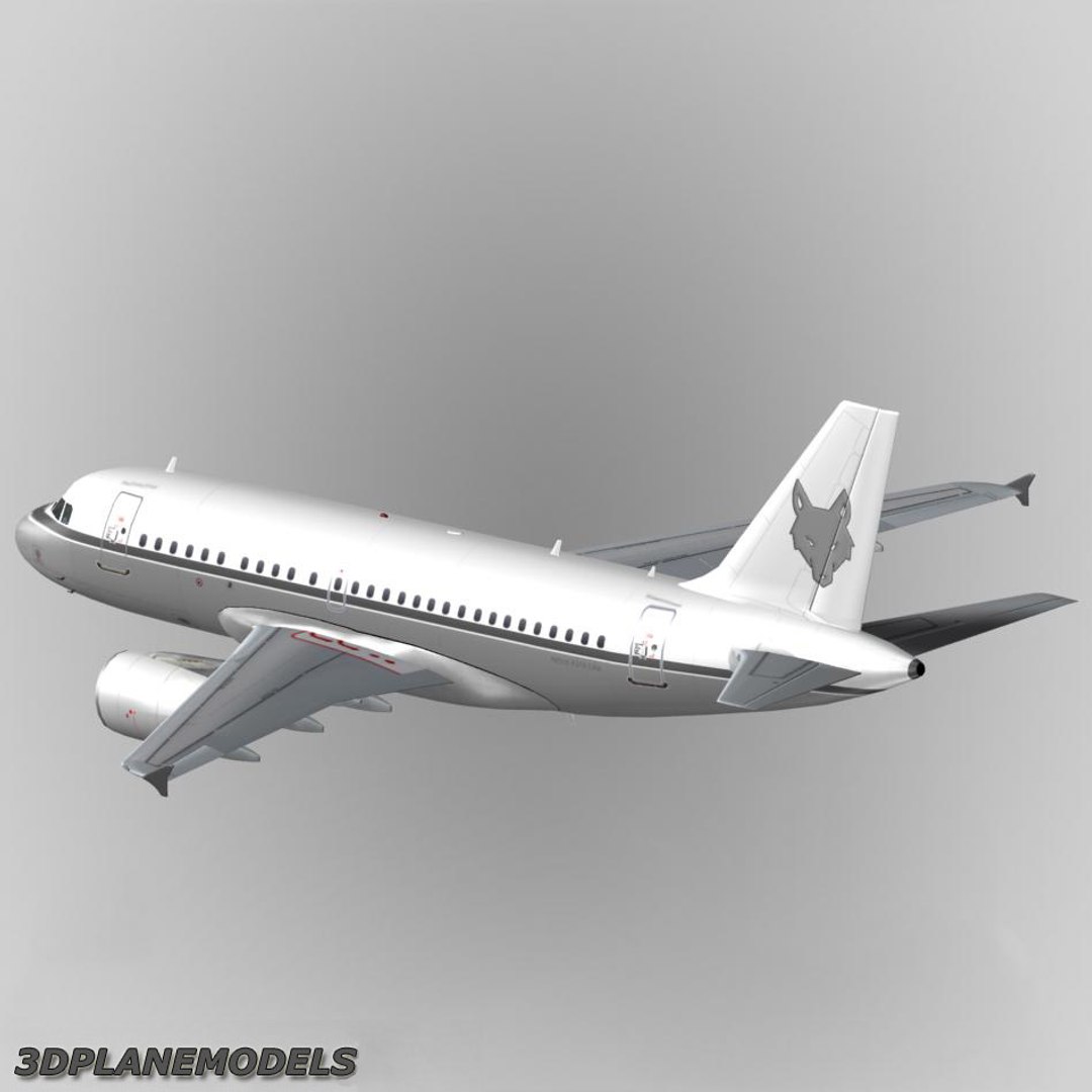 Airbus A318 Private A-318 3ds