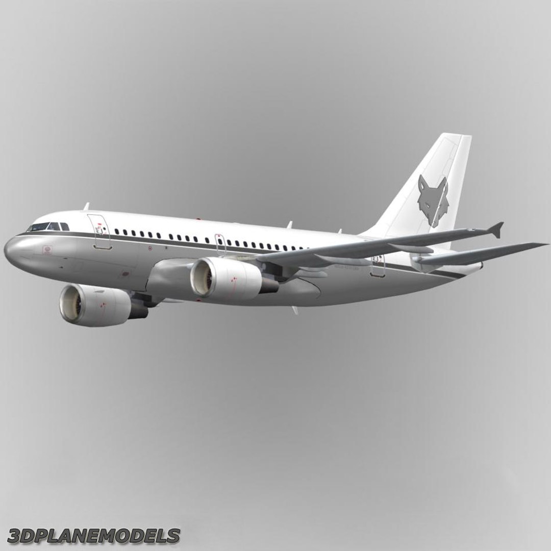 Airbus A318 Private A-318 3ds