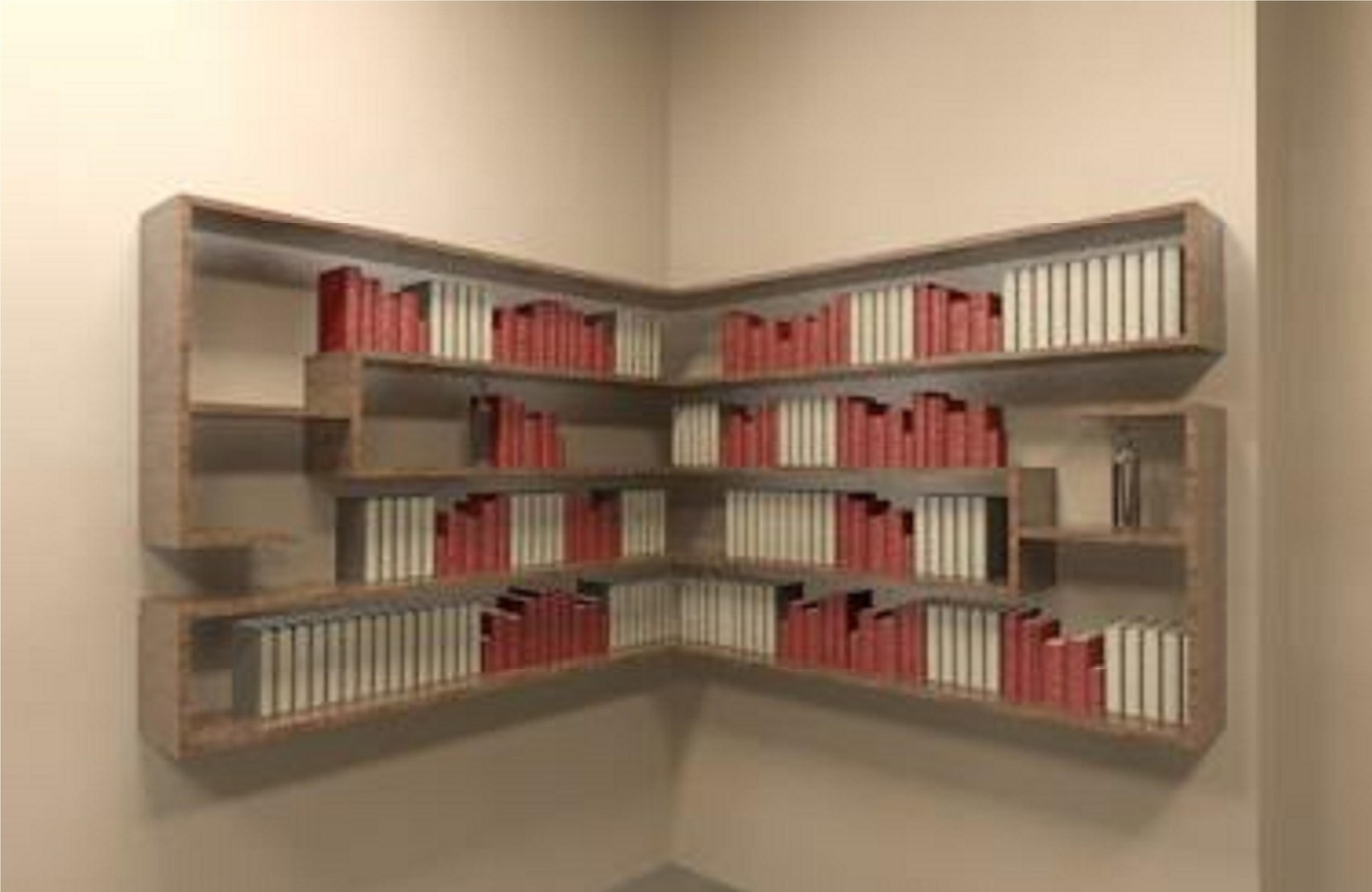 3d Model Book Shelf