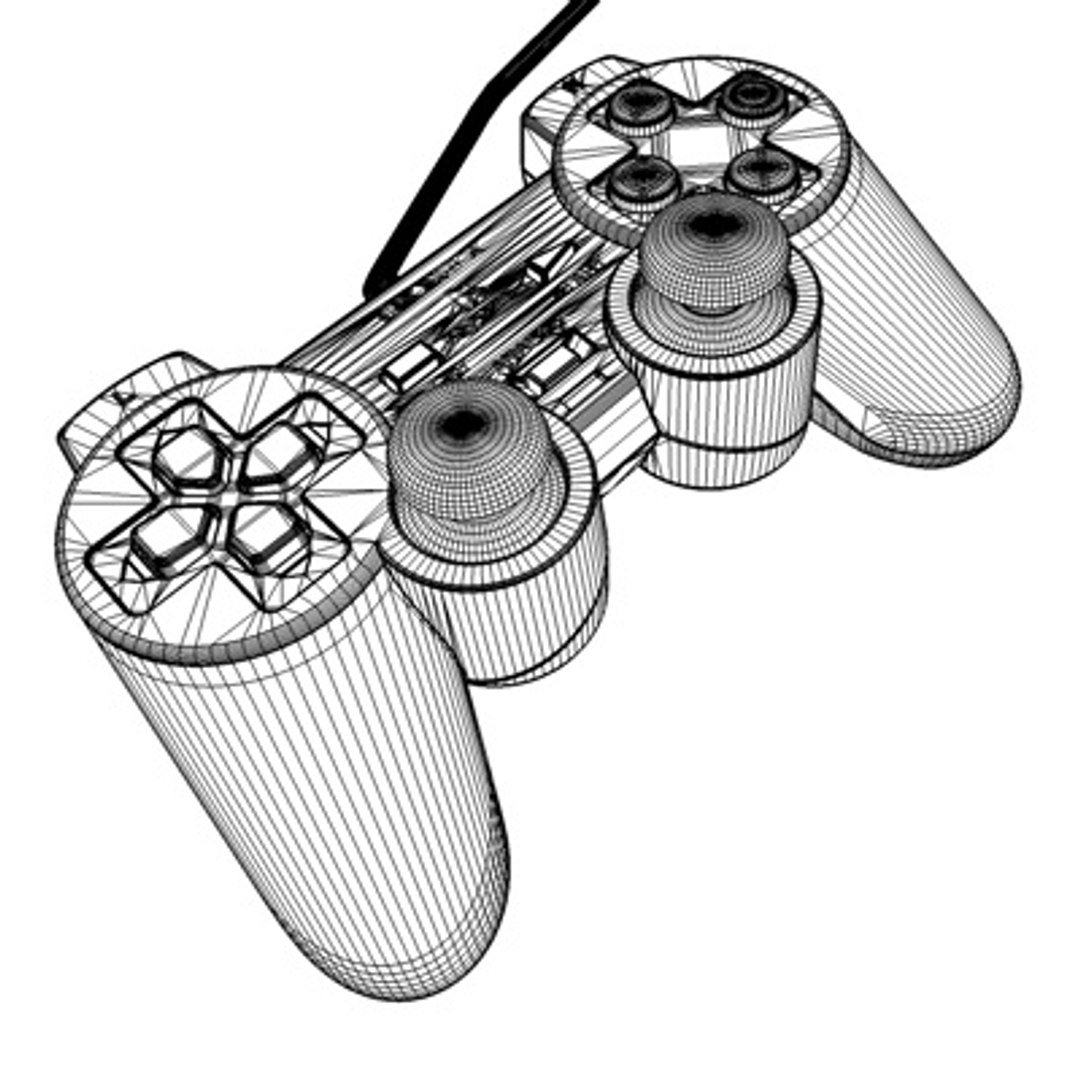 C4d Playstation 2 Joypad Sony