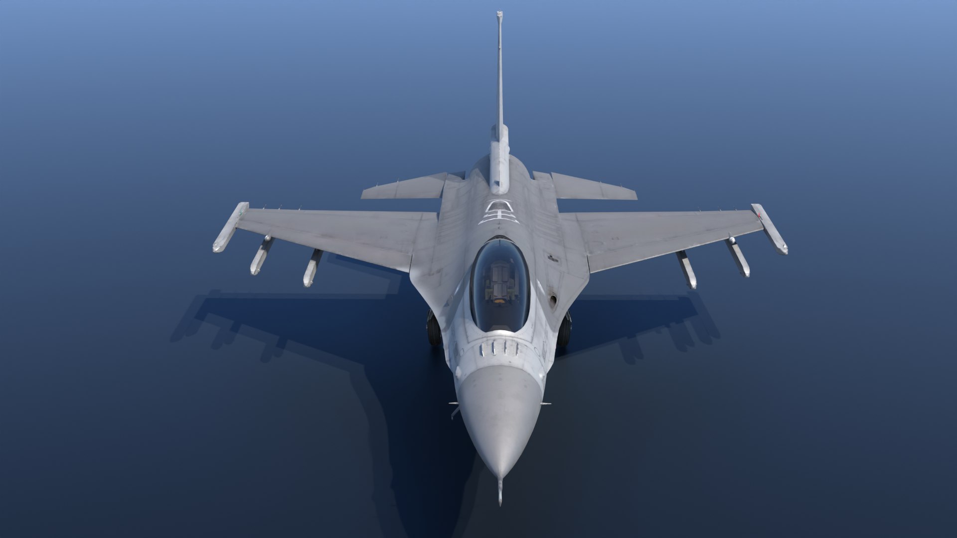 General Dynamics F-16 Fighting Falcon 3D Model - TurboSquid 2192588