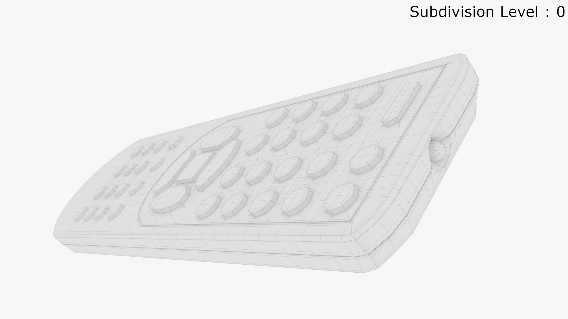Tv Remote Control 3D Model - TurboSquid 1978645