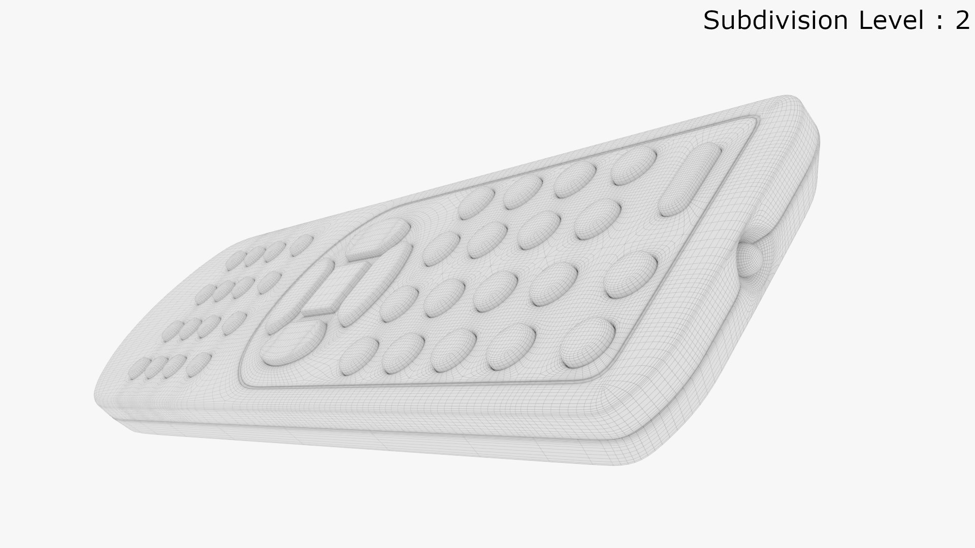 Tv Remote Control 3D Model - TurboSquid 1978645