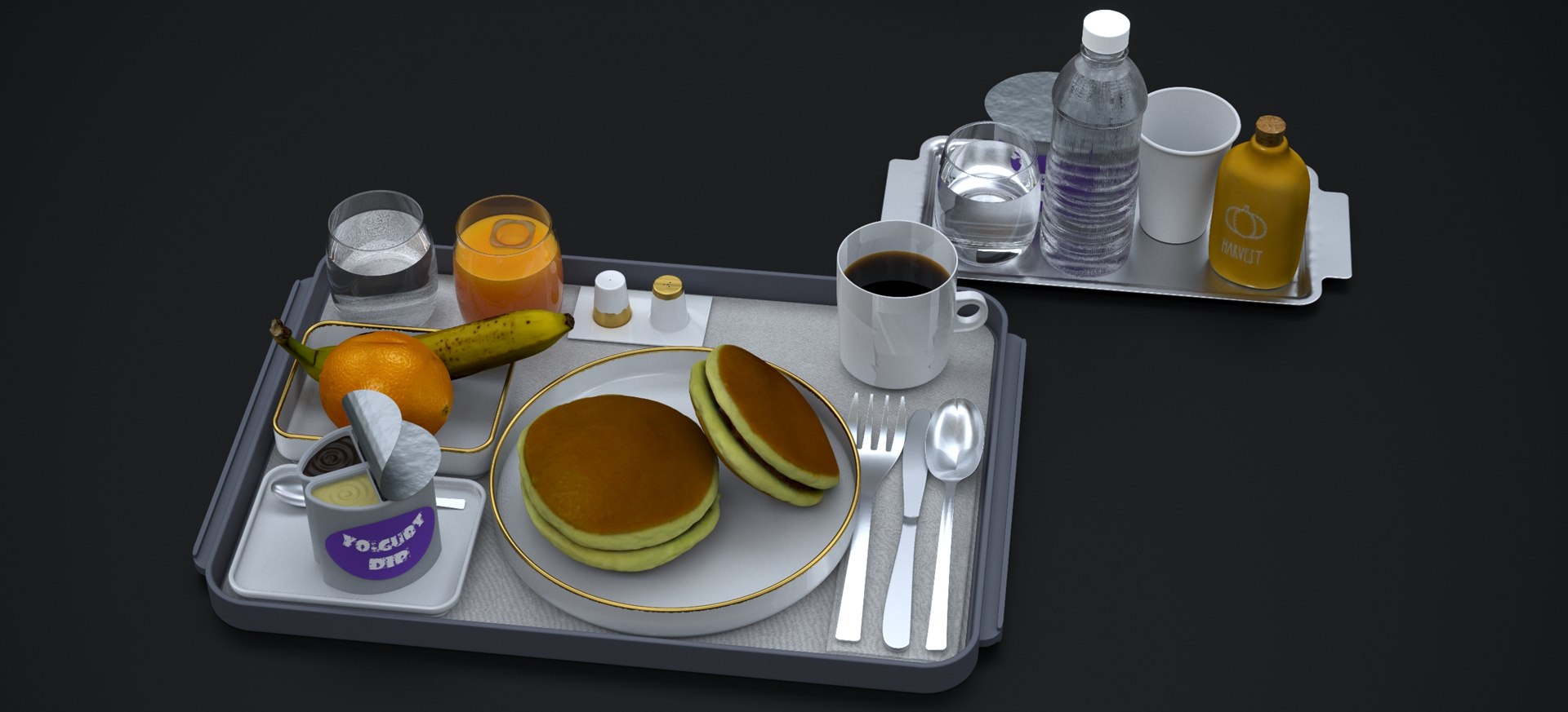 PREMIUM ECONOMY INTERCONTINENTAL BREAKFAST 2024 Model - TurboSquid 2213812