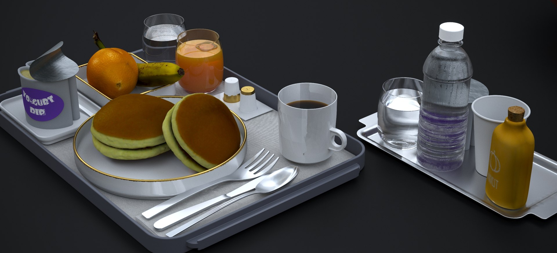 PREMIUM ECONOMY INTERCONTINENTAL BREAKFAST 2024 Model - TurboSquid 2213812