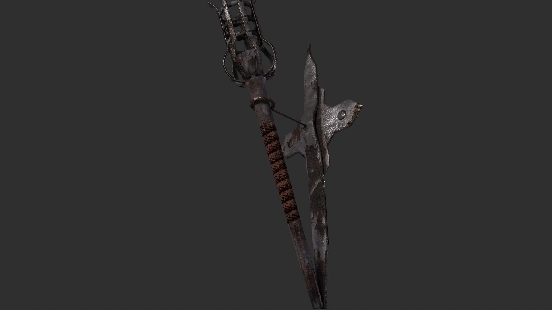 3D model Wall Torch PACK - 4 Medieval Castle Dungeon Torch - PBR 4k Low ...