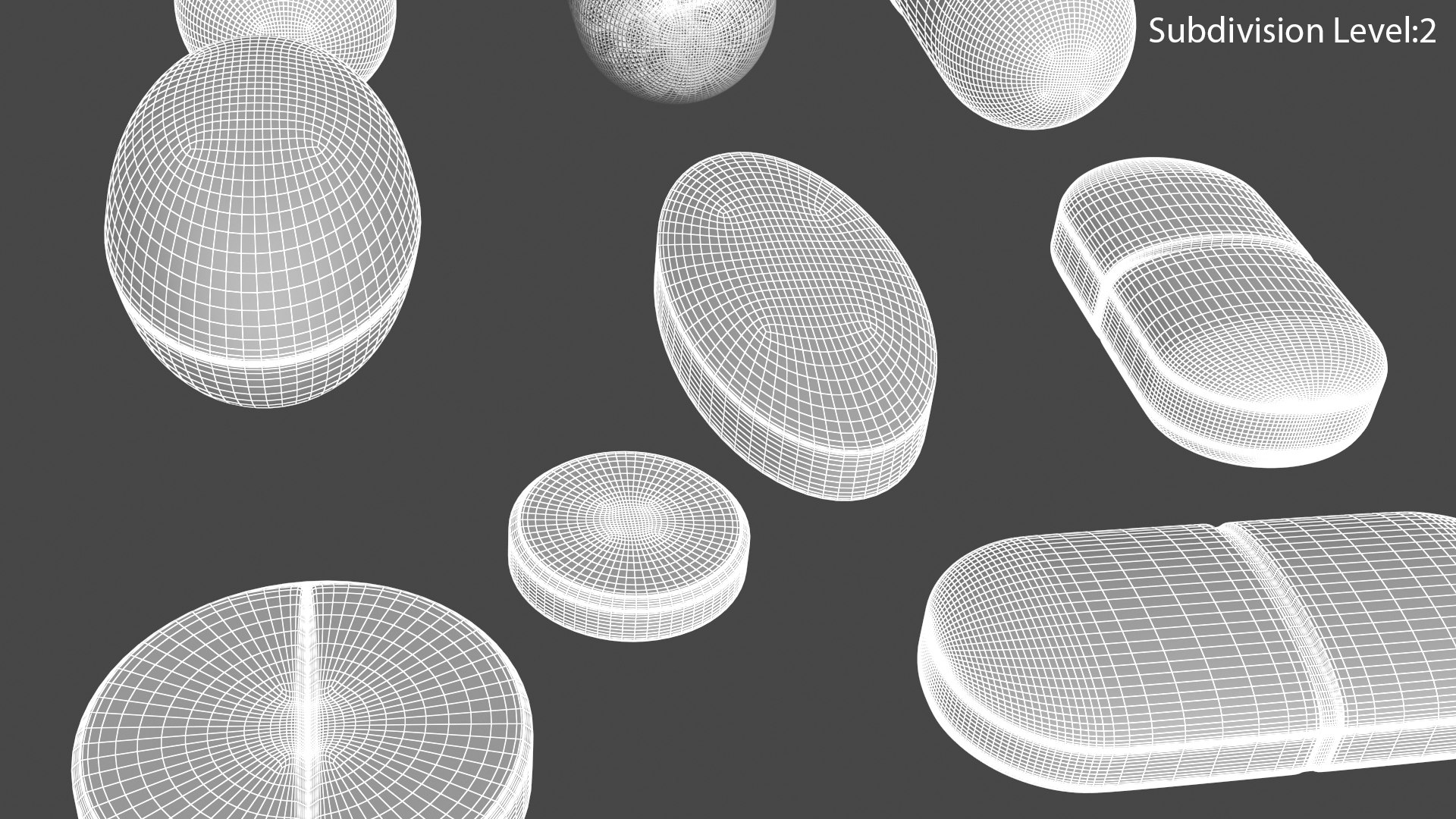 3D medicine pills model - TurboSquid 1684409