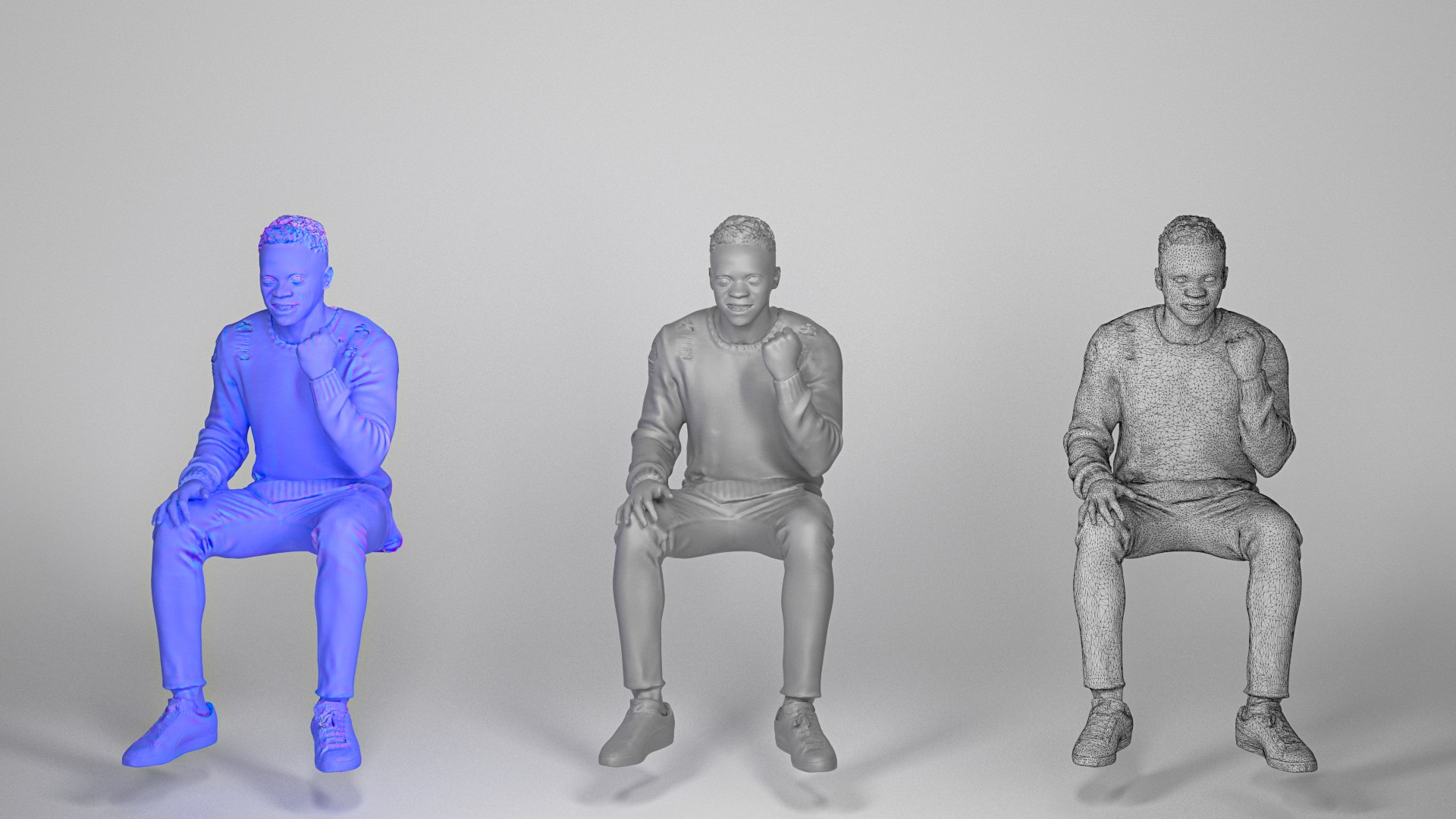 3D Model Photogrammetry Man Casual People - TurboSquid 1658961