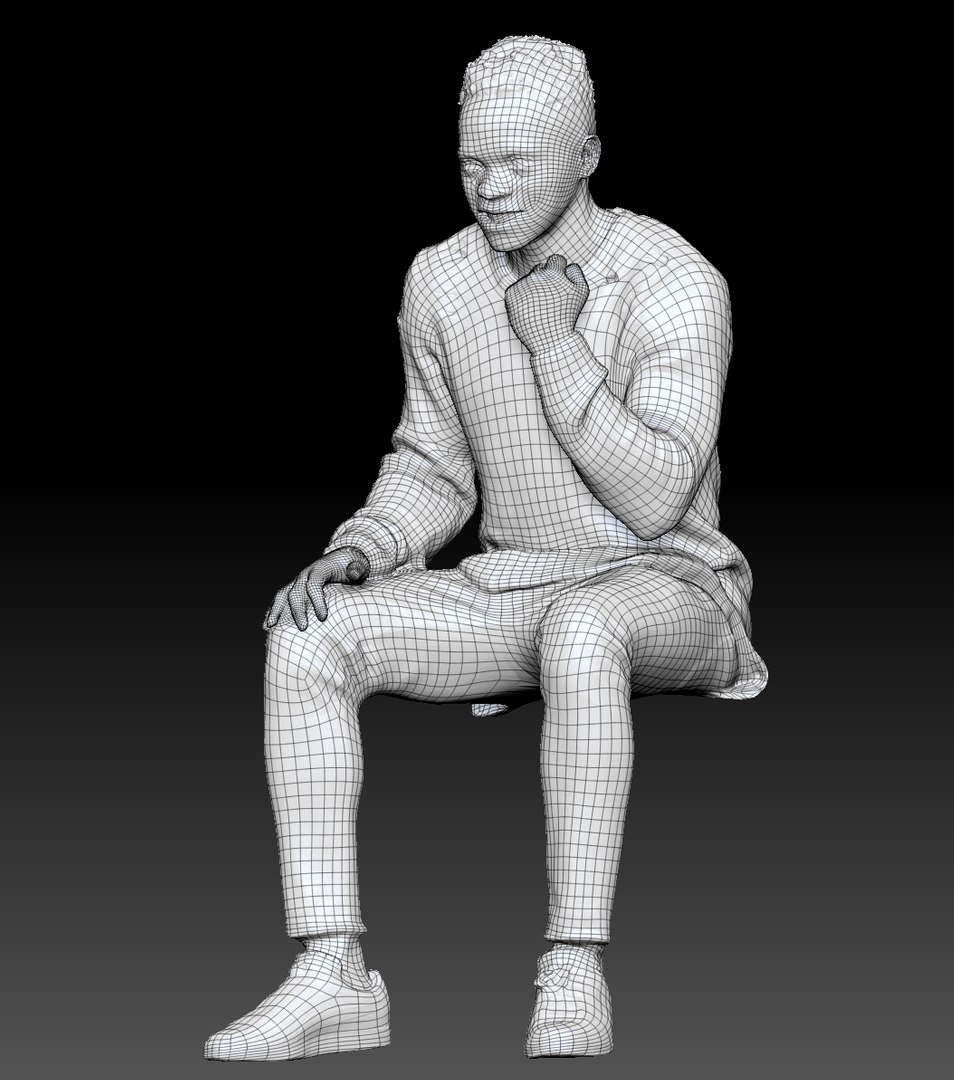 3D Model Photogrammetry Man Casual People - TurboSquid 1658961