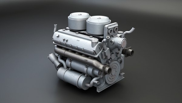 第二次世界大戦の V12 戦車エンジン3Dモデル - TurboSquid 2245228